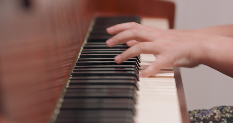 Closeup of Girls Hands, Playing Stock Footage Video (100% Royalty-free ...