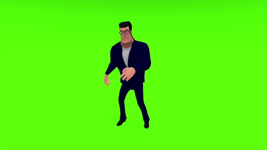 download green screen character animation your Stock Footage Video (100 ...