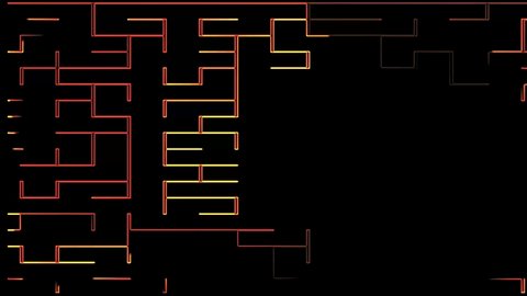 Seamless Loop 2d Animation Glowing Horizontal Stock Footage Video (100% ...