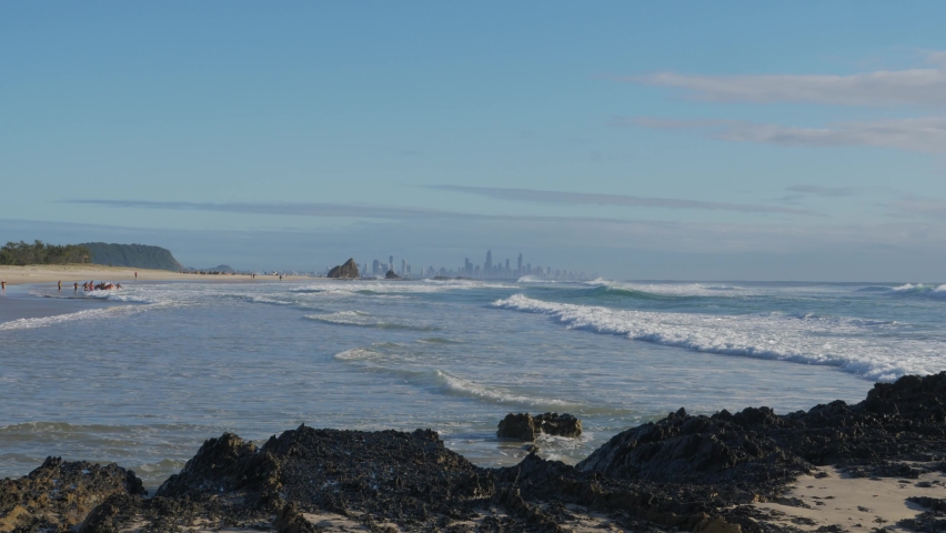 view oregon coast waves hitting rocks Stock Footage Video (100% Royalty ...