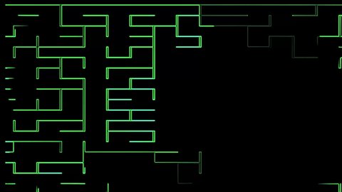 Seamless Loop 2d Animation Glowing Horizontal Stock Footage Video (100% ...