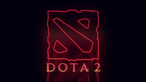 Dota 2 Logo Neon Sign Light Stock Footage Video (100% Royalty-free ...