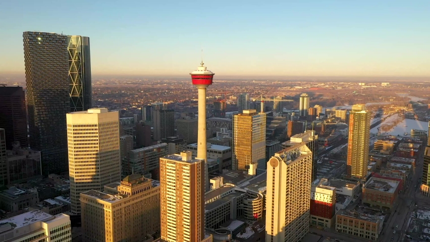 Calgary skyline winter Stock Video Footage - 4K and HD Video Clips ...
