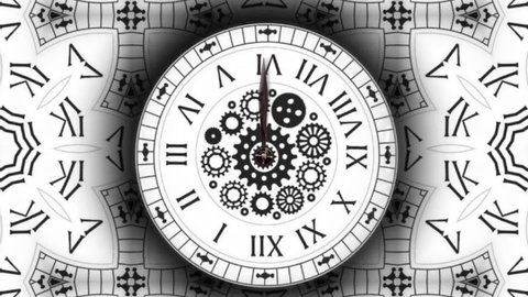 Vintage Clocks Pattern Seamless Pattern Included Stock Vector (Royalty ...