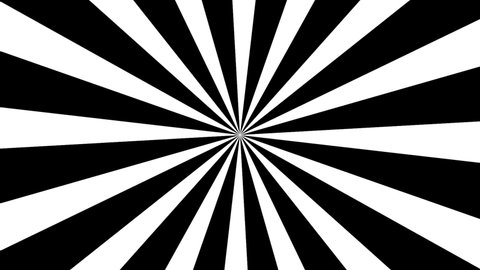Abstract Black White Ray Animated Backgroundhypnotic Stock Footage ...