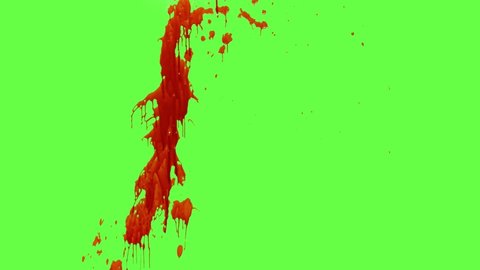 4k Blood Burst Motion Blur Green Stock Footage Video (100% Royalty-free ...