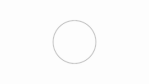 graphic circular loop rythmic black audio Stock Footage Video (100% ...