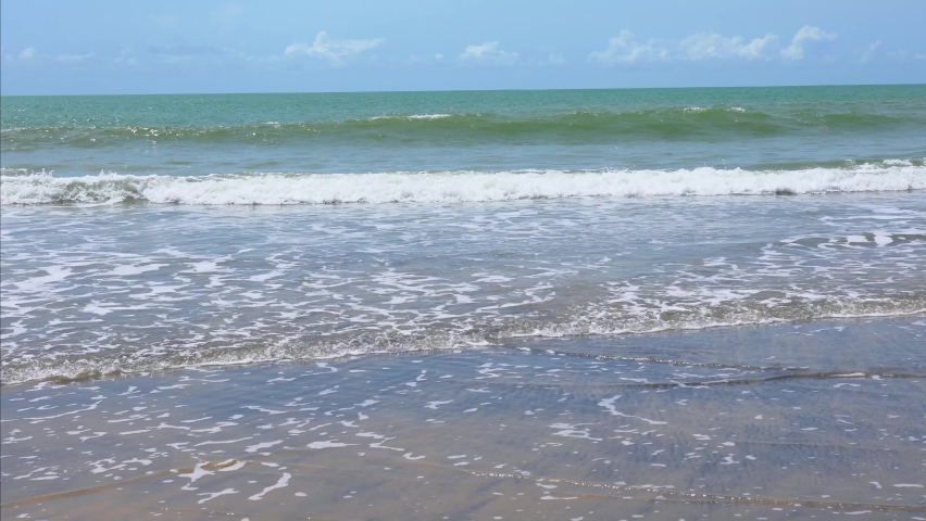Water Waving at the Beach Stock Footage Video (100% Royalty-free ...