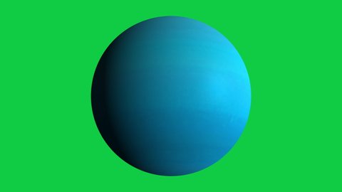 Uranus Cg Green Screen Green Background Stock Footage Video (100% Royalty-free) 1059889568 ...