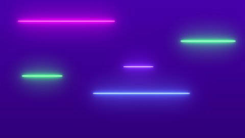 Seamless Loop 2d Animation Glowing Horizontal Stock Footage Video (100% ...