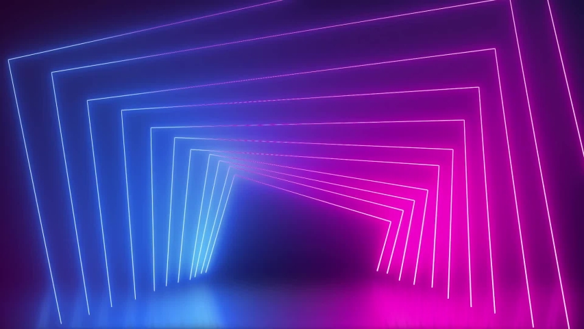 pink blue neon lights modern animated Stock Footage Video (100% Royalty ...