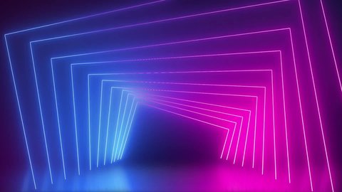 Neón rosa y azul Luces de: video de stock (totalmente libre de regalías ...