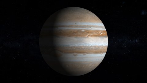 Planet Jupiter Beautiful 3d Animation Jupiter Stock Footage Video (100% ...