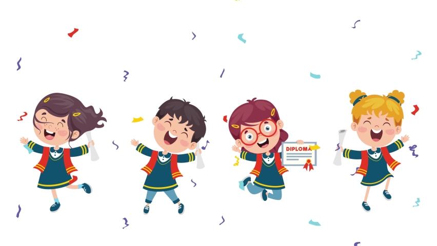 12 Congratulations kids certificate Stock Video Footage - 4K and HD ...