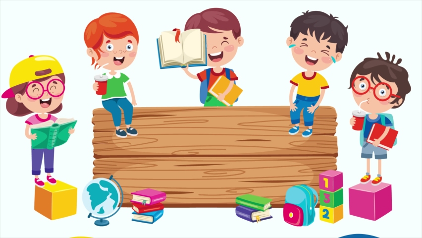 Cartoon boy writing board Stock Video Footage - 4K and HD Video Clips ...