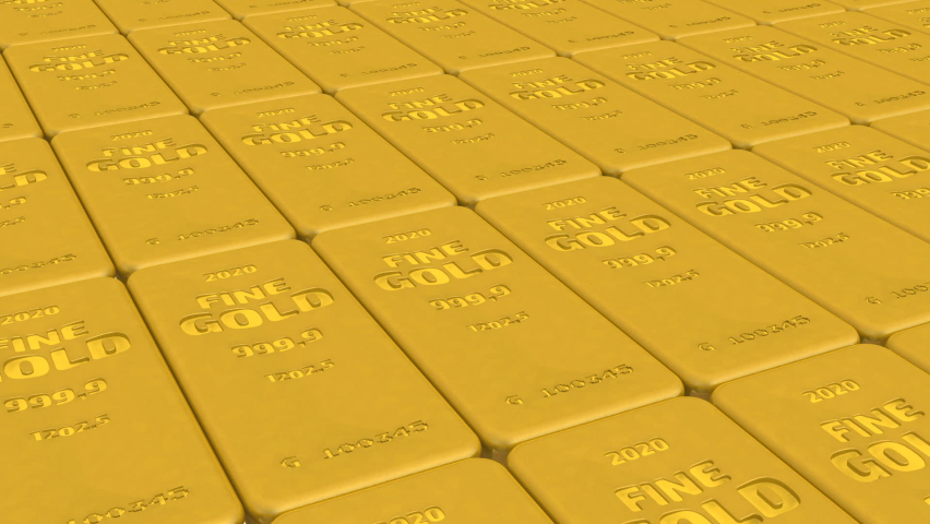 The Highest Standard Gold Bars. Stock Footage Video (100% Royalty-free ...