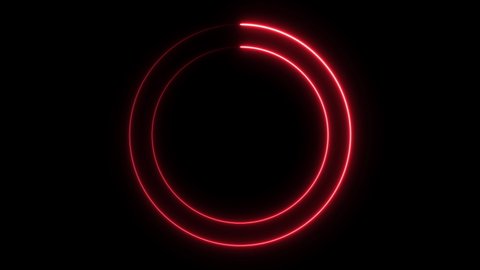 Abstract Circle Light Red Frame Vector Stock Vector (Royalty Free ...