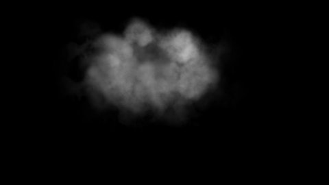 Clouds Flow Collision Towards Center Smoke Stock Footage Video (100% ...