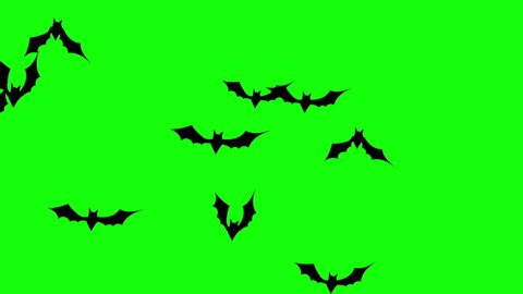 swarm flying bats animation Stock Footage Video (100% Royalty-free ...