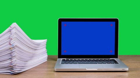 Stop Motion Animation Stacks Overload Document Stock Footage Video (100 ...