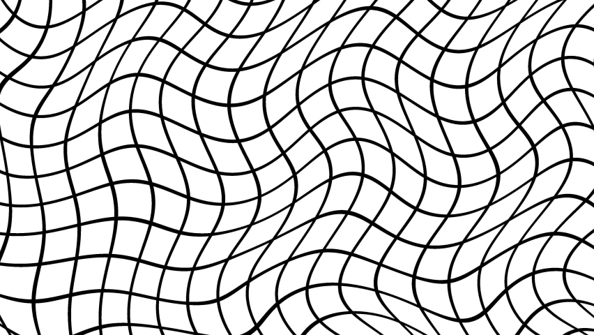 Wobbly Wibbly Grid of Bendy Stock Footage Video (100% Royalty-free ...