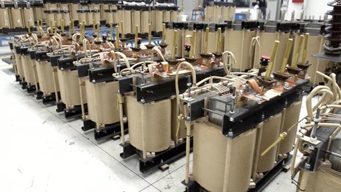 Manufacturing Transformers Stock Footage Video (100% Royalty-free ...