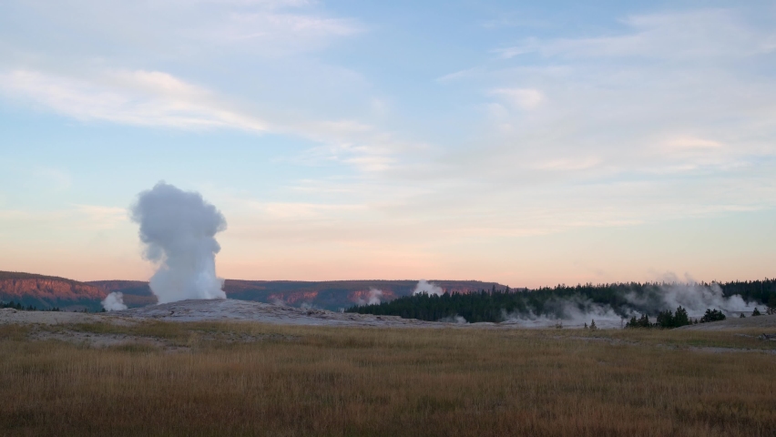 7,896 Yellowstone Geyser Stock Video Footage - 4K and HD Video Clips ...