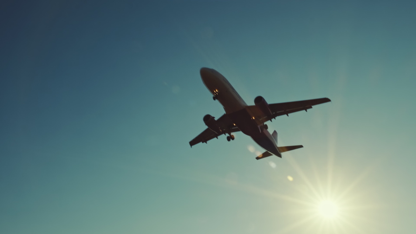 Airplane Backdrop Stock Video Footage - 4K and HD Video Clips ...