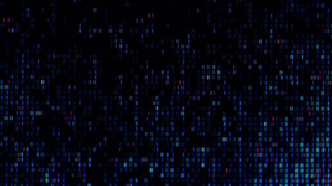 Vertical Running Lines On Computer Monitor Stock Footage Video (100% ...