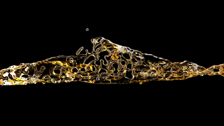 Alcohol Beer Stream Liquid Art Stock Footage Video (100% Royalty-free ...