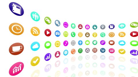 Cryptocurrency Token Logo Icon Set Collection Stock Vector (Royalty ...