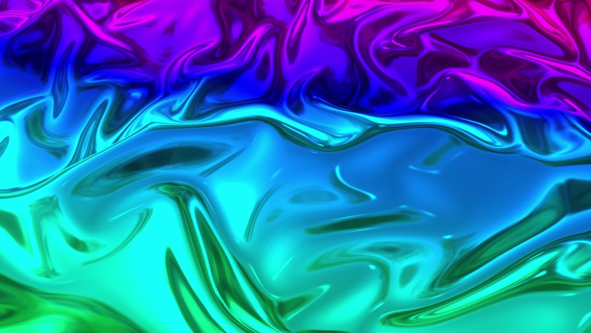 Animated Rainbow Metallic Gradient in Stock Footage Video (100% Royalty ...