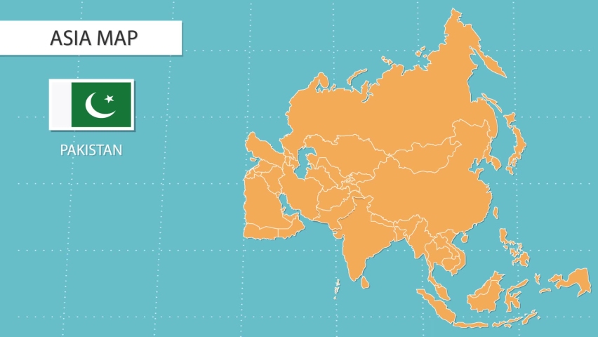 Pakistan World Map: videos de stock; videoclips en 4K y HD | Shutterstock