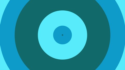 Loop Spinning Vinyl Record Animation Color Stock Footage Video (100% ...