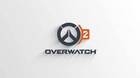 Overwatch 2 Game Logo On White Stock Footage Video (100% Royalty-free ...
