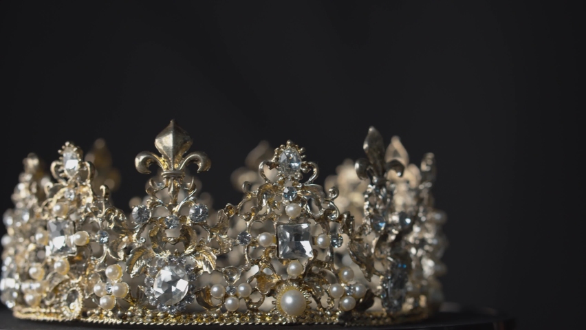 Silver Glitter Crown Stock Video Footage - 4K and HD Video Clips ...