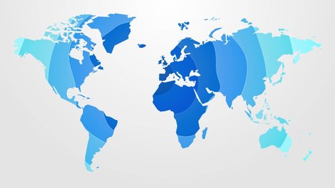 High Detailed 3d Map World National Stock Vector (Royalty Free) 625385435