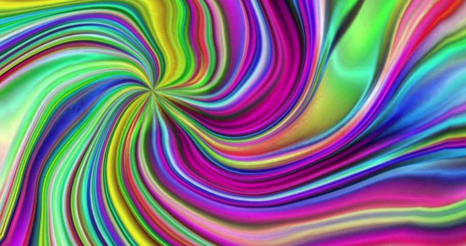 spiral shape rainbow colors seamless loop Stock Footage Video (100% ...