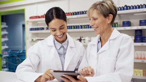 Two Female Colleagues Scrolling Through Emails Stock Footage Video (100 ...
