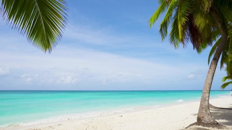 Small Beautiful Wild Beach On Paradise Stock Footage Video (100% ...