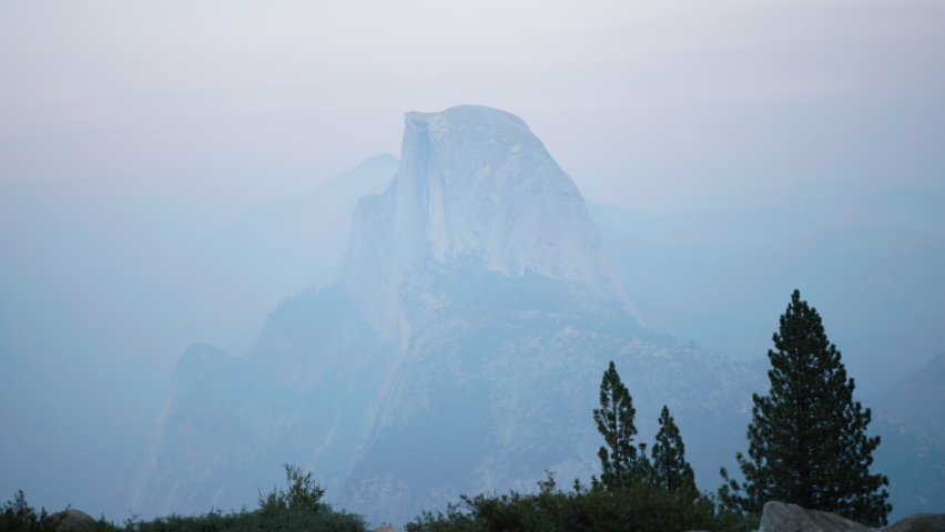 Landscape of the Valley at Yosemite National Park, California image ...