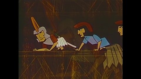 Circa 1959 This Animated Film Ulysses Stock Footage Video (100% Royalty ...