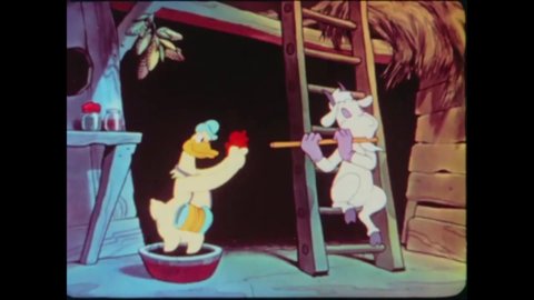 Circa 1946 This Animated Film Farm Stock Footage Video (100% Royalty ...