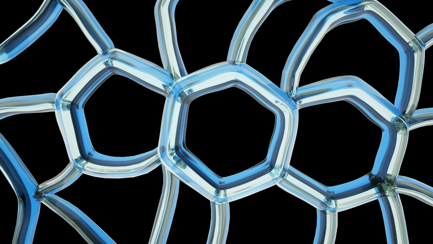 Abstract 3d Blue Diamond Geometry Stock Footage Video (100% Royalty ...