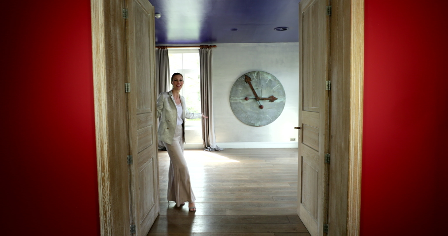 Host Welcoming Guests Stock Video Footage - 4K and HD Video Clips ...