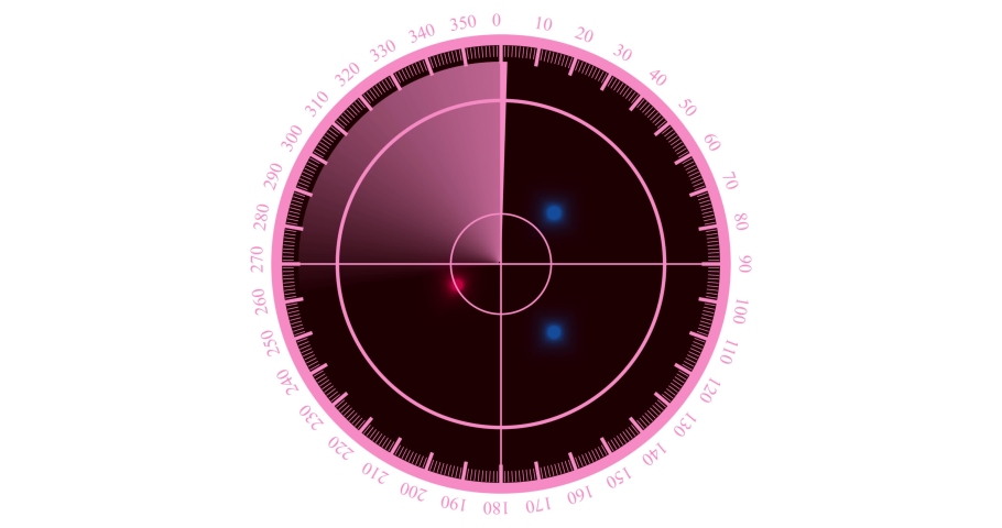 Enemy Aircraft Ships Detected By Radar Stock Footage Video (100% ...