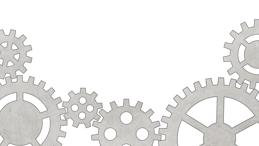 falling rotating cog wheels on light Stock Footage Video (100% Royalty ...