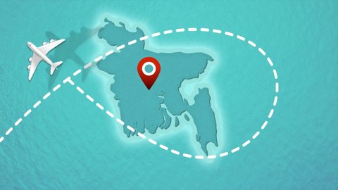 Plane flying over map Stock Video Footage - 4K and HD Video Clips ...