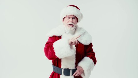 Sexy Man Santa Costume Opening Red Stock Photo (Edit Now) 1206722593
