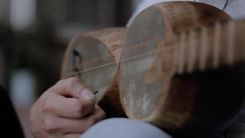 Azerbaijan Ancient National Music Instrument Stock Footage Video (100% ...